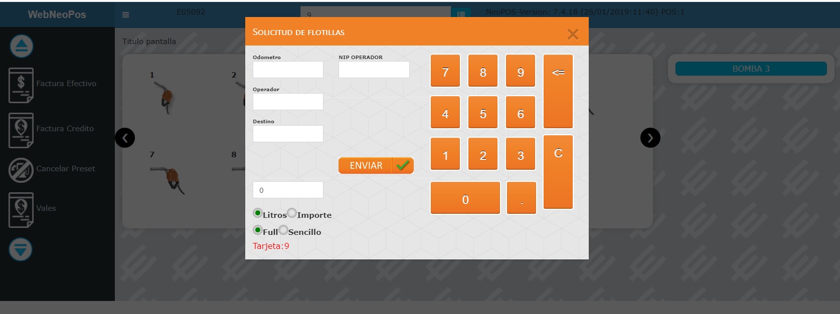 Facturación WEB – SYSGAS